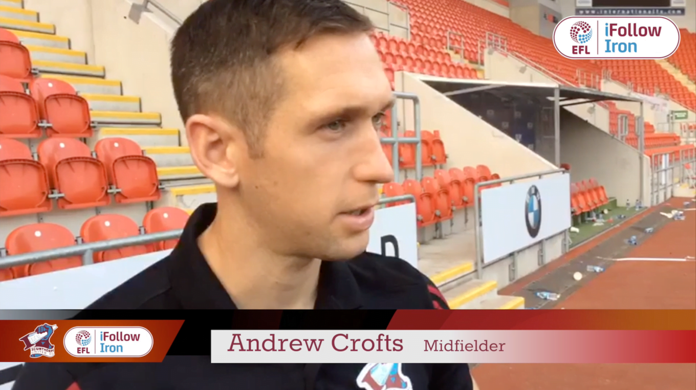 iFollow: Andrew Crofts talks following his Iron debut | Scunthorpe ...