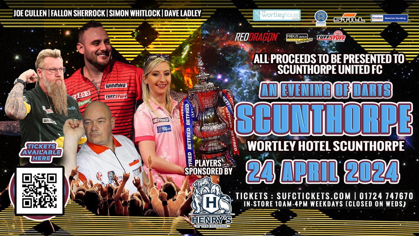 An evening of darts: Confirmation of proceedings | Scunthorpe United FC