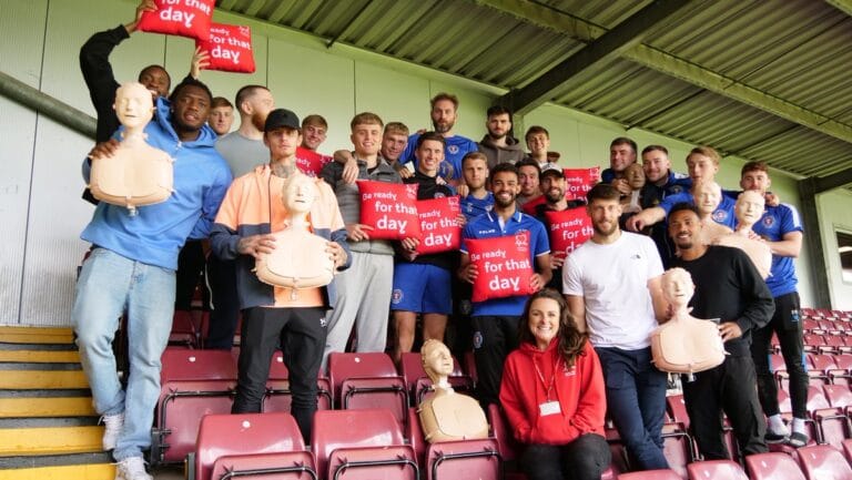 Restart a Heart Month: Iron squad learn CPR with Revivr | Scunthorpe ...