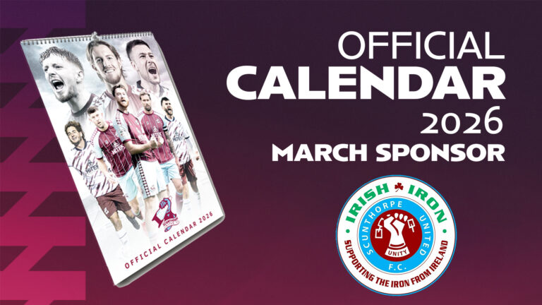 March Calendar Sponsor: Irish Iron | Scunthorpe United FC