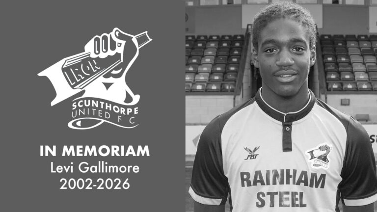 In memoriam: Levi Gallimore | Scunthorpe United FC